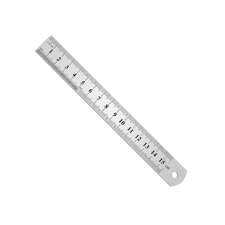 Regla Metálica Acero Inoxidable 15cms Hobbymax