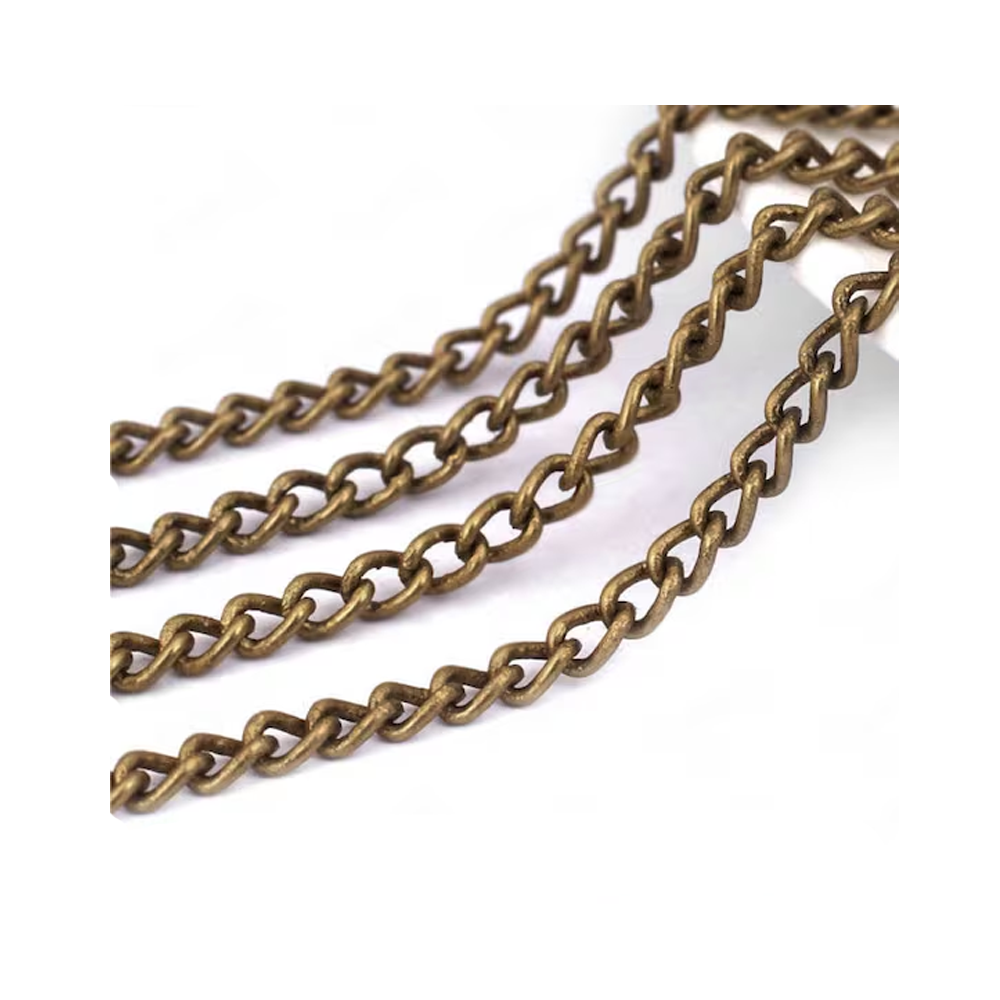 Cadena Color Bronce Eslabón 2mm - HOBBYMAX